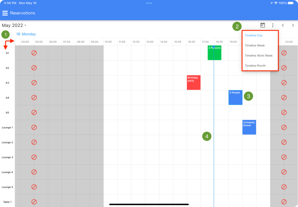 View Reservations - OrdersTracker - Next Generation Pos System